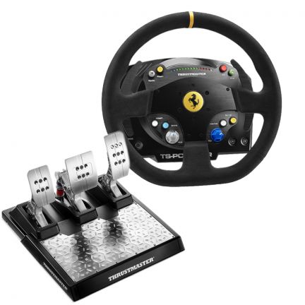 Thrustmaster TS-PC RACER Ferrari 488 + T-LCM Pedal (Bundle Paket ...