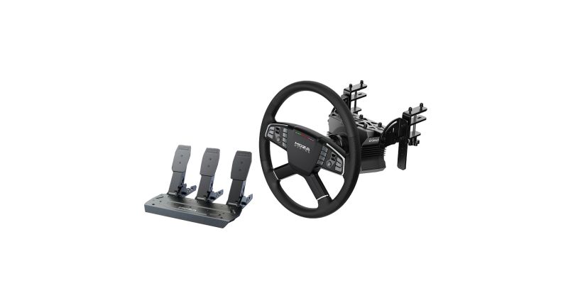 Moza Racing Truck Simulator Bundle with TSW (3 Pedallı Debriyaj Dahil ...